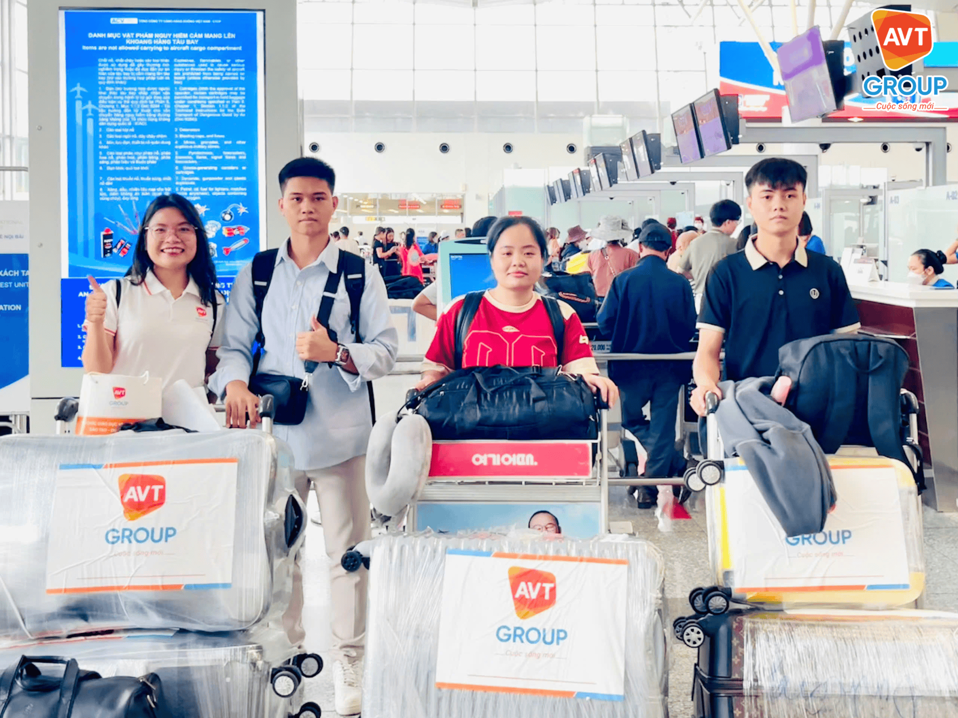 AVT Group tiễn bay đoàn 3 học viên lên đường sang Đức